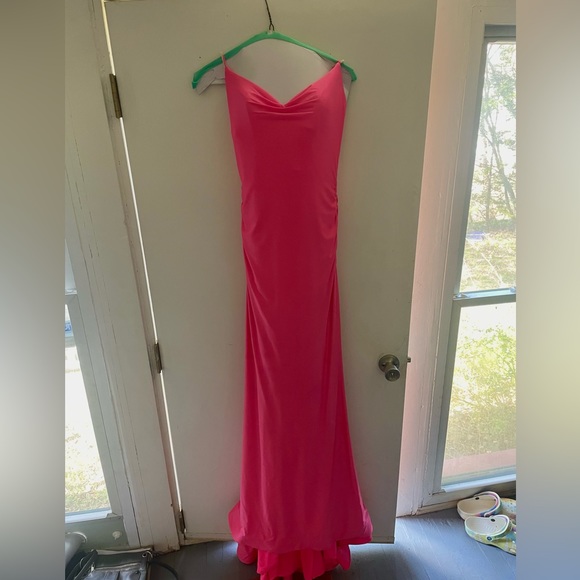 David's Bridal | Dresses | Vibrant Pink Prom Dress | Poshmark